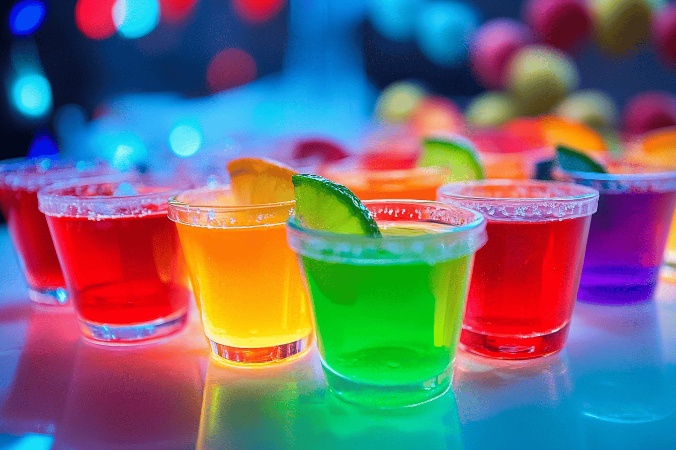 What is the ratio for jello shots